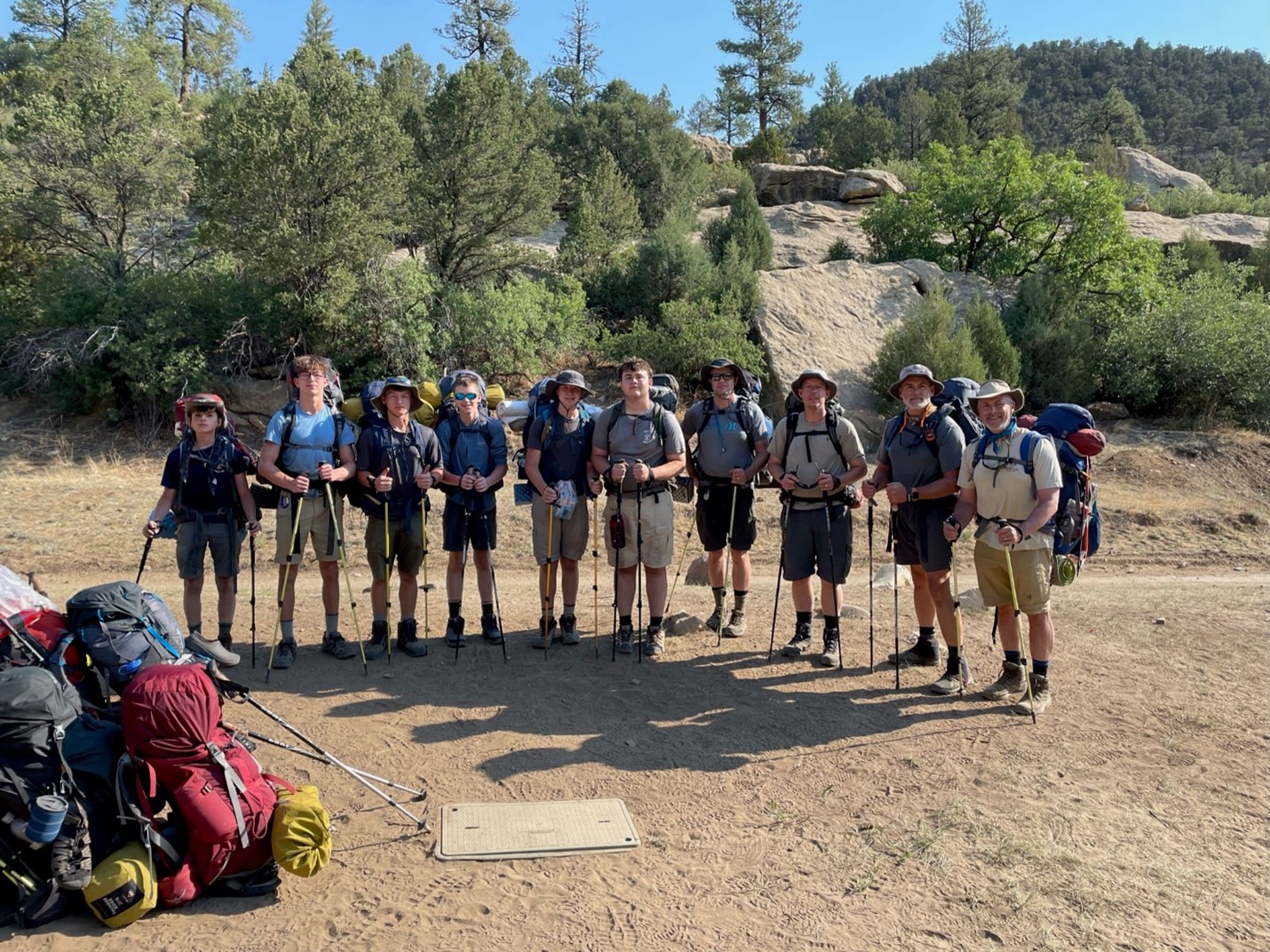 St. Michaels Archangel Troop #319 makes Philmont trek